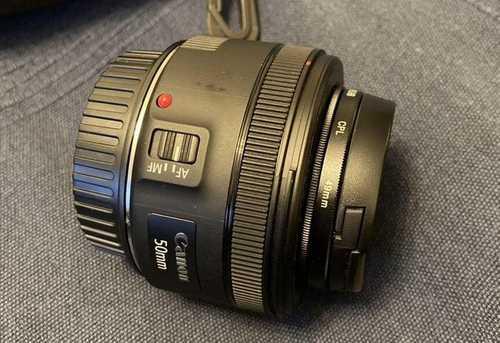 Объектив Canon 50mm 1 8 STM