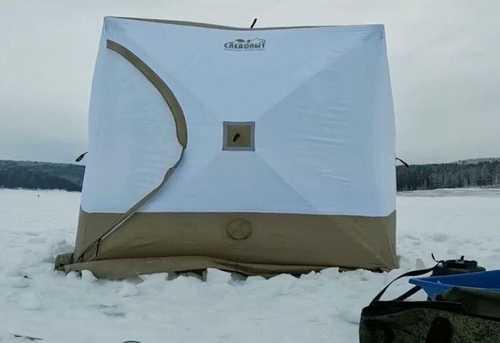 Палатка зимняя + полы эва + печка