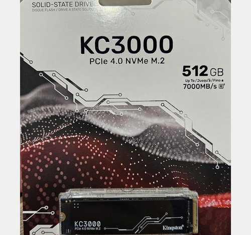 M2 Nvme SSD Kingston KC3000 512 Gb Pci-e 4.0