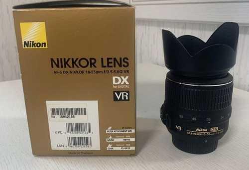 Объектив AF-S DX nikkor 18-55mm f/3,5-5,6G VR