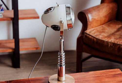 Настольная лофт лампа «MotoSpring Oak Ivory»