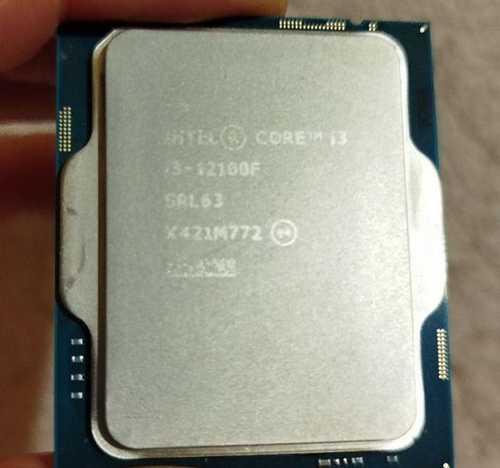 Процессор intel core i3 12100f