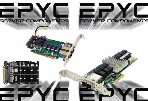 Контроллеры PCI-E NVMe M.2 U.2 PCIe Flexible Lom