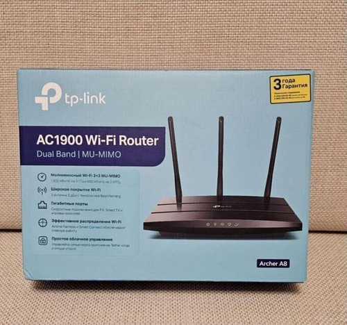 Wifi роутер AC1900 Archer A8 TP-Link