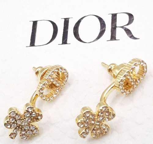 Серьги Christian dior