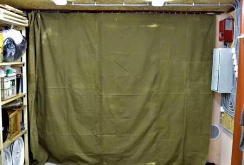 Штора брезентовая в гараж