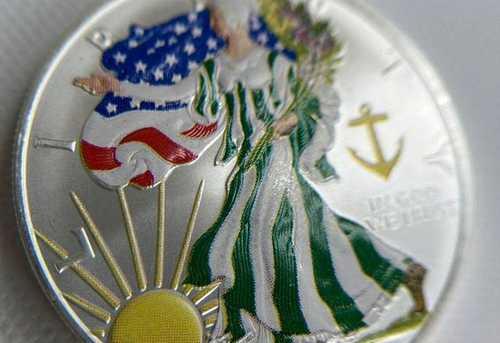 1 доллар США 2007 года в Эмале. Коллекционный. Аме