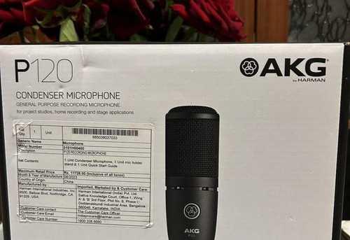 Студийный микрофон AKG P120 XLR Новый