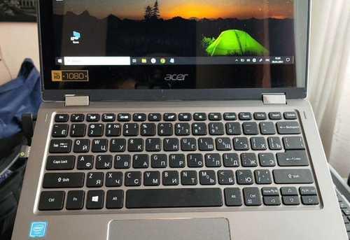 Ноутбук трансформер Acer spin sp111-32n + стилус