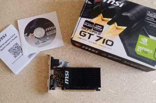 Nvidia GT710 1GB от MSI, Видеокарта gt 710 1gb MSI