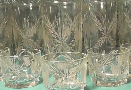 Стеклянные стаканы, бокалы СССР