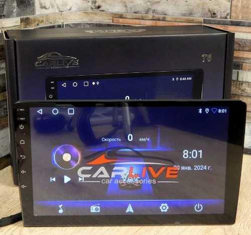 Магнитола Carlive T6, 2 din, 9 дюймов, 2 32GB