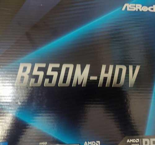 Материнская плата asrock b550m hdv