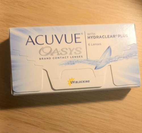 Линзы контактные acuvue oasys -5.5 двухнедельные