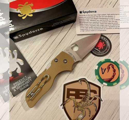 Нож Spyderco REC exclusive Lil' Native 10V