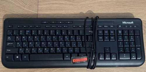 Клавиатура Microsoft Wired 600, USB, черный