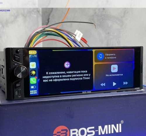 Магнитола 1din с экраном 2/32 bos mini (Арт.74518)