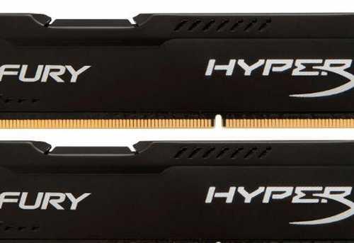 HyperX fury Memory Black - 16GB Kit*(2x8GB) - DDR3