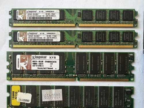Оперативная память ddr, ddr2 1Gb, 256 Mb, 128 Mb