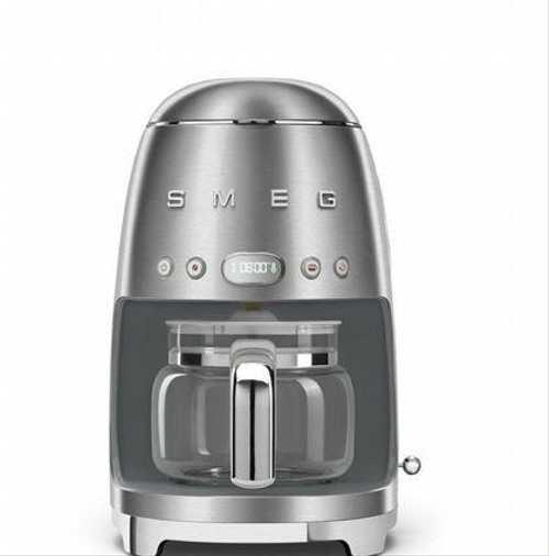 Кофеварка капельная Smeg dcf02sseu серебристый