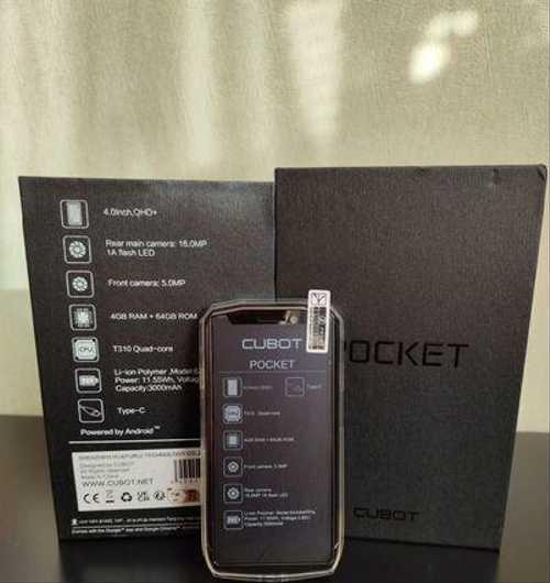 Cubot Pocket мини смартфон