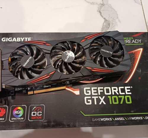 Видеокарта GTX 1070 G1 gaming 8GB (gigabyte)