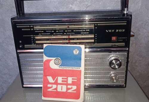 Радиоприемник транзисторный VEF 202