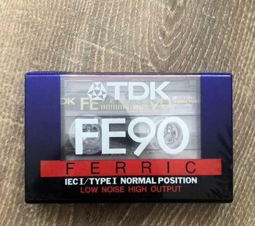Аудиокассета TDK FE90 ferric (Новая )