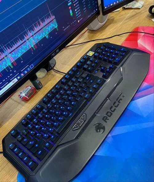 Клавиатура игровая механич-ая Roccat roc-12-761-bk