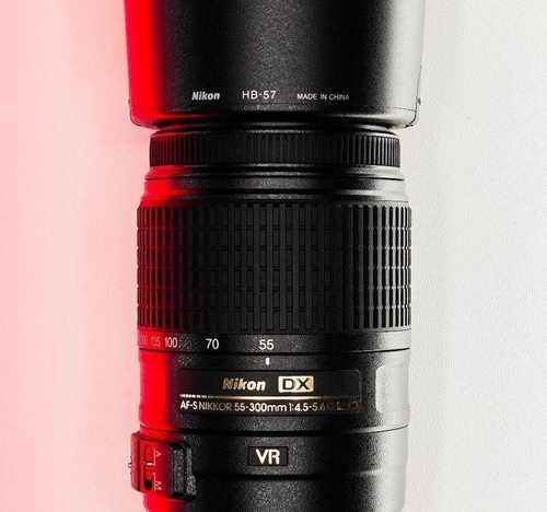 Объектив Nikon Nikkor 55-300mm f/4.5-5.6 VR G ED