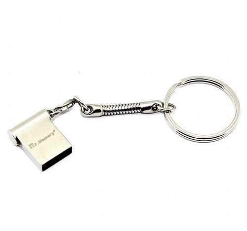 Флешка USB Dr. Memory mini 4Гб, USB 2.0, серебрист