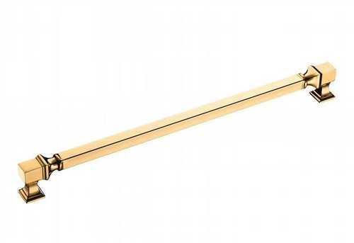 Ручка рейлинг модерн, глянцевое золото 24K 320 мм