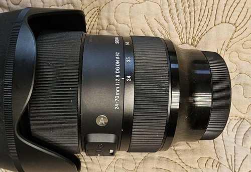 Обьектив Sigma AF 24-70mm f/2.8 DG DN ART L-mount