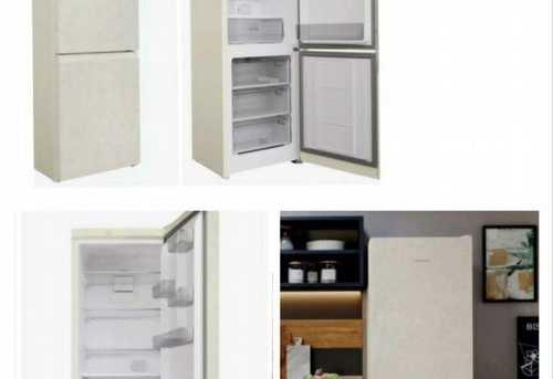 Холодильник hotpoint HT4180AB беж мрамор