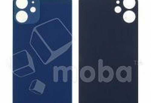 Задняя крышка iPhone 12 mini Синий (стекло, широки