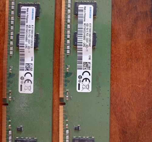 Оперативная память ddr4 8gb samsung 2400