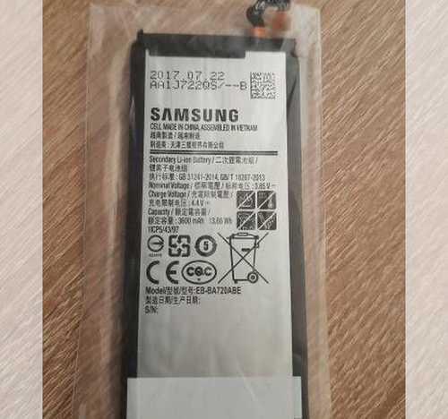 Батарея samsung galaxy j7