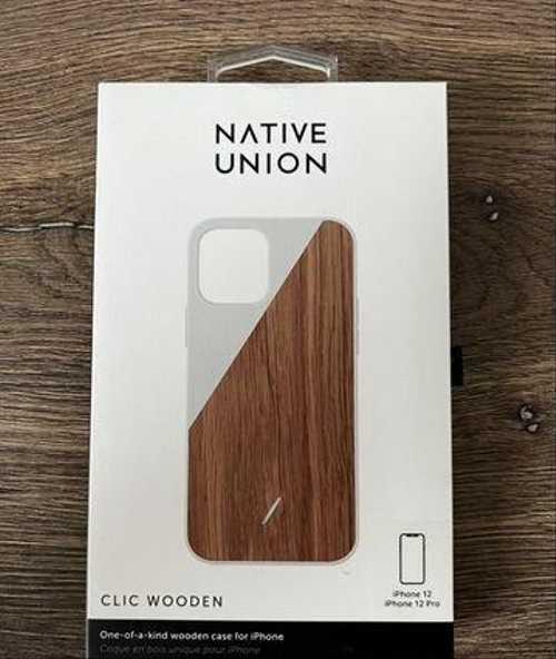 Чехол Native Union clic wooden для iPhone 12 Pro