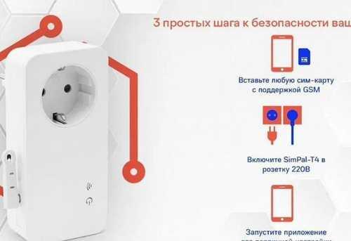 SimPal T4 GSM розетка