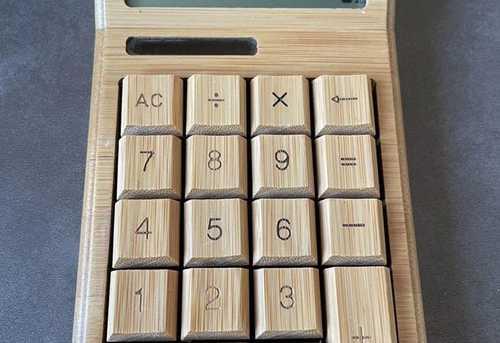 Калькулятор деревянный