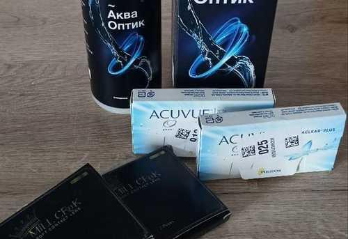 Линзы контактные acuvue двухнедельные -3,25 -2,75