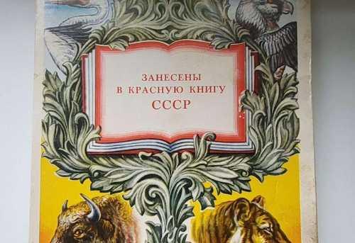 Спички коллекционные Занесены в красную книгу СССР