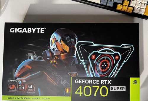 Новая Видеокарта Gigabyte RTX 4070 super