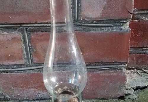 Лампа керосиновая с фитилем и оригинальным стеклом