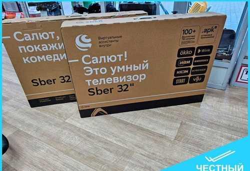 Умный телевизор Sber HD 32, чёрный