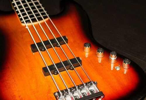 Fender squier deluxe jazz bass V active Индонезия