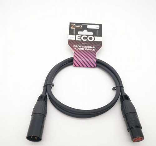 E2-XLR-M-F-0060-0 Кабель микрофонный 0.6м, ZZcable