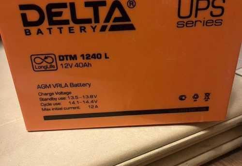 Аккумулятор Delta 1240l
