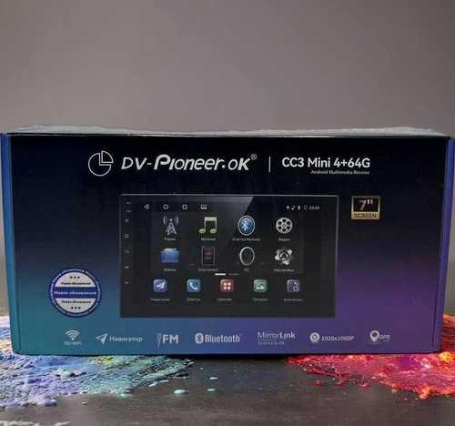 Шустрая андроид магнитола Pioneer CC3 Mini 4/64