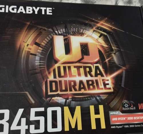 Материнская плата AM4 gigabyte b450m h v 66 bios f